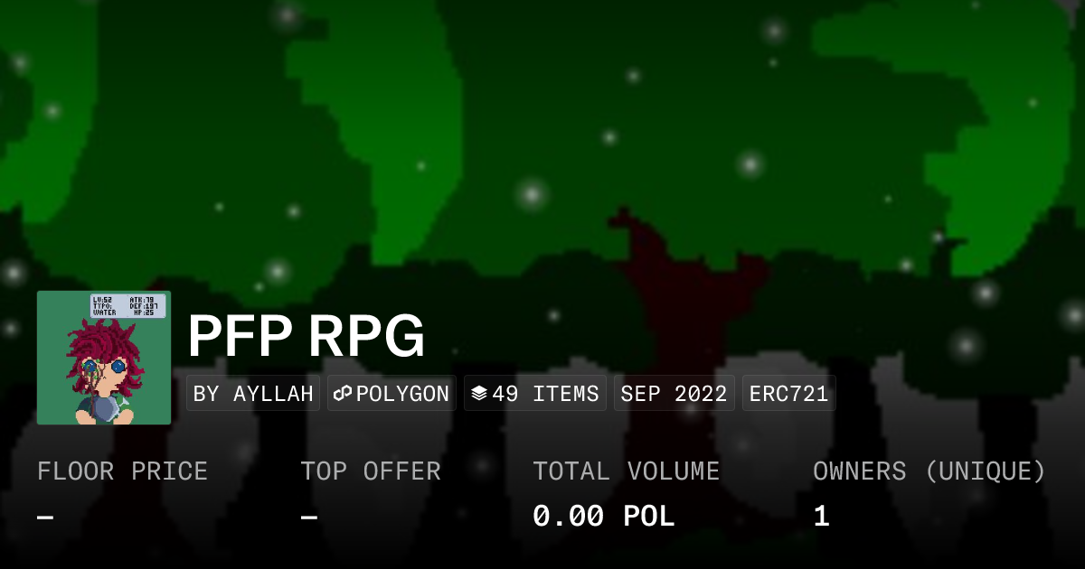 PFP RPG - Collection | OpenSea