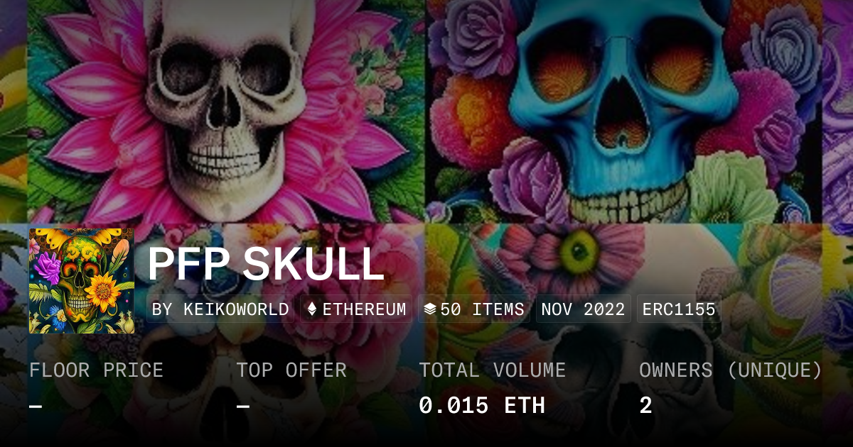 PFP SKULL - Collection | OpenSea