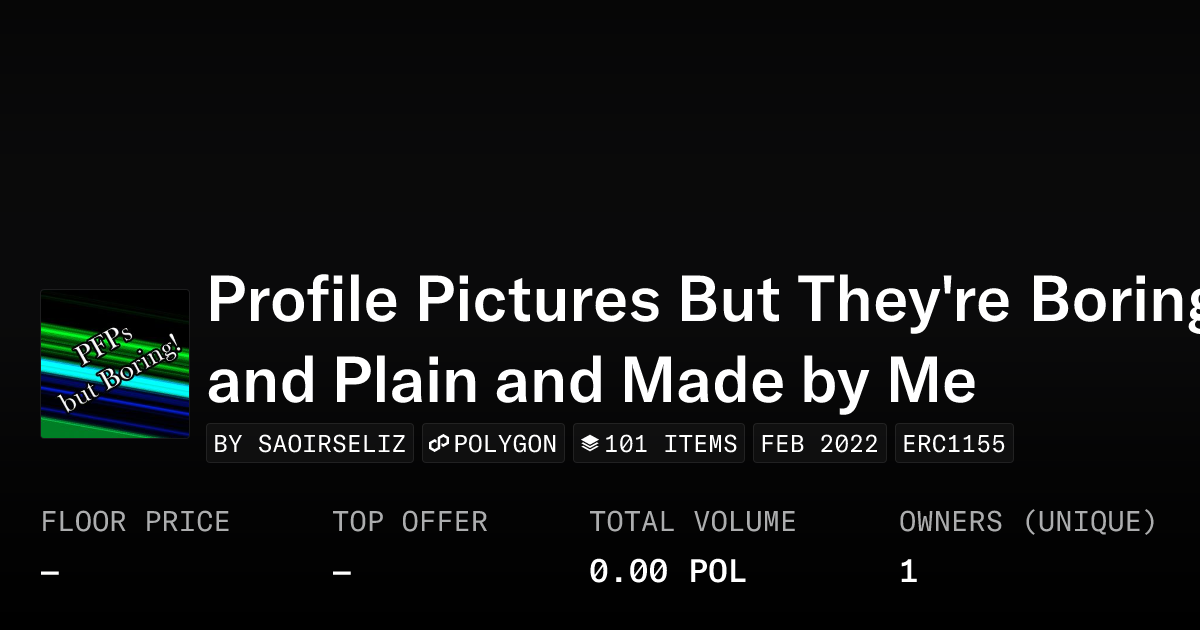 Profile Pictures But They're Boring and Plain and Made by Me ...