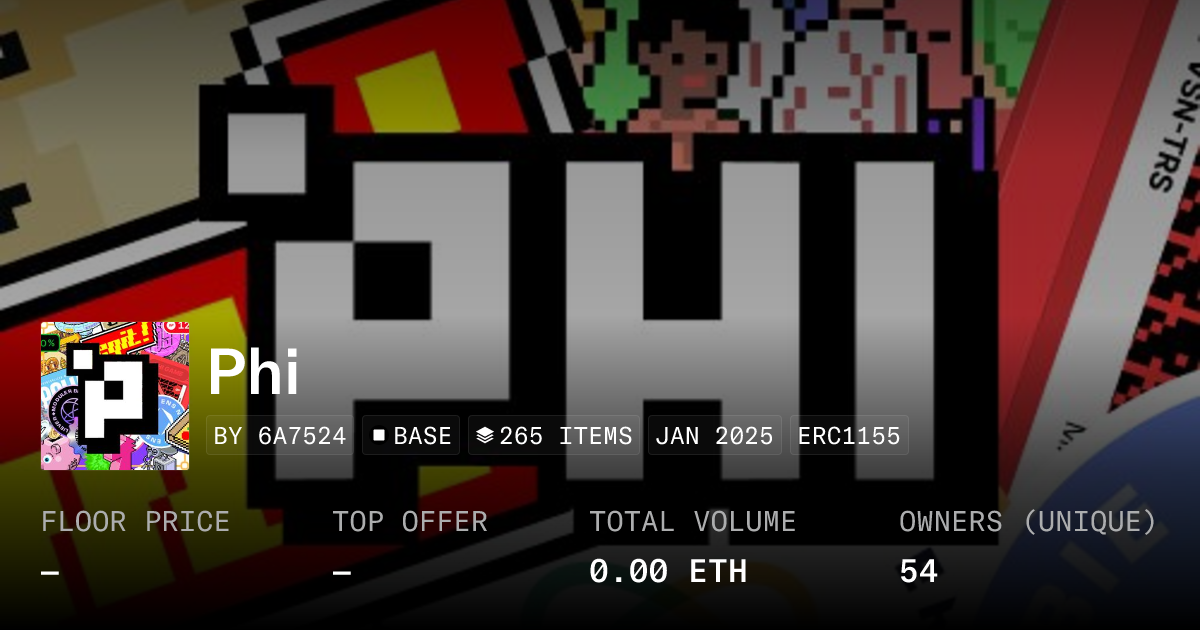 Phi - Collection | OpenSea