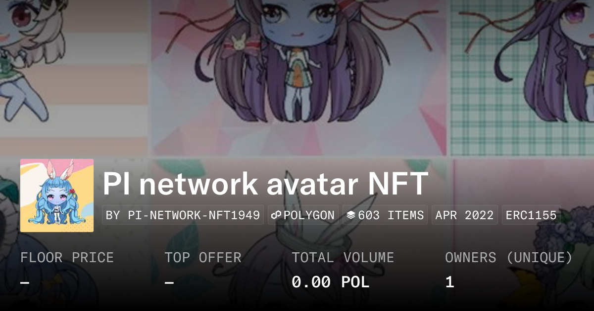 PI network avatar NFT - Collection | OpenSea