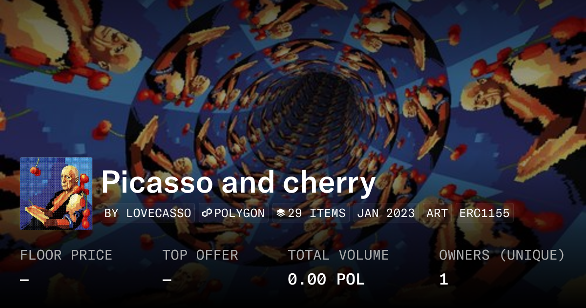 Picasso and cherry - Collection | OpenSea