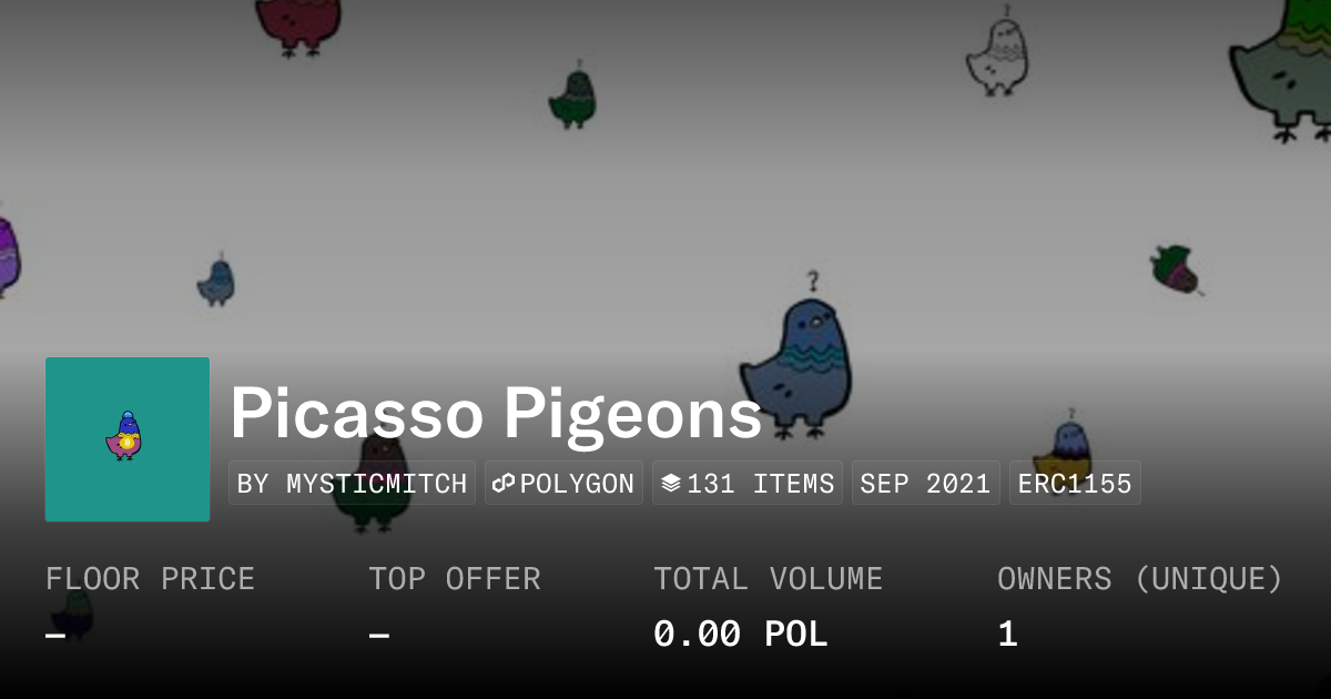 Picasso Pigeons - Collection | OpenSea