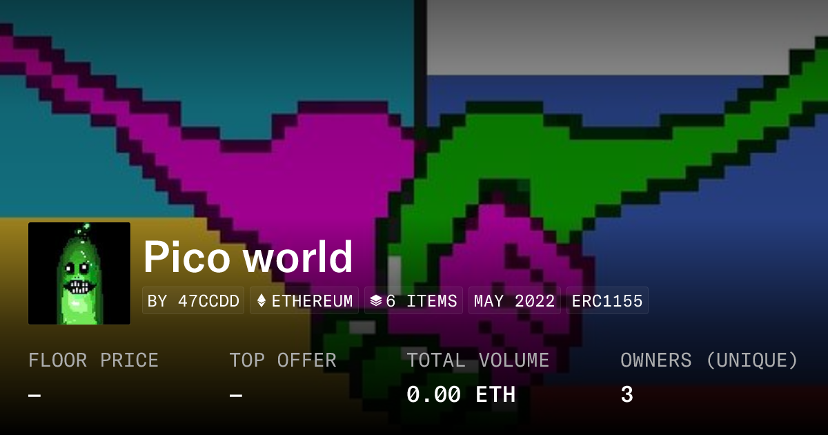 Pico world - Collection | OpenSea