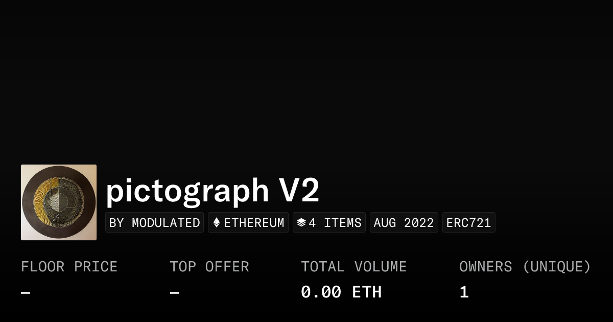 pictograph V2 - Collection | OpenSea