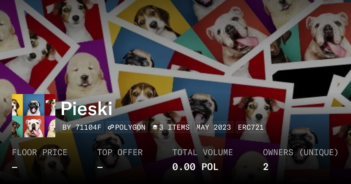 Pieski - Collection | OpenSea