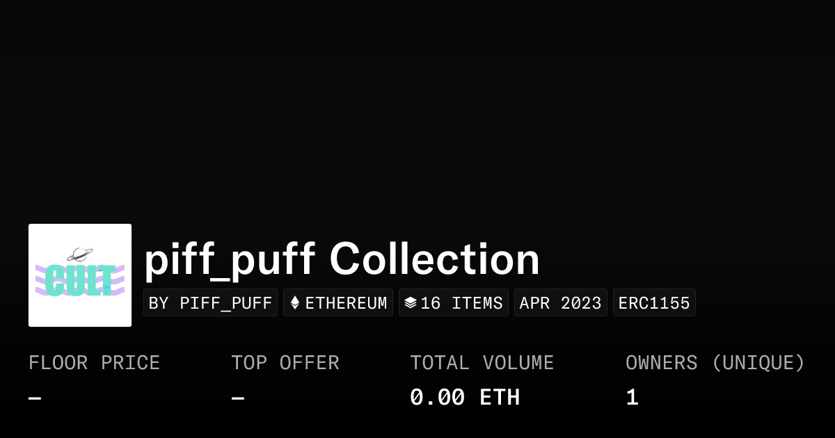 piff_puff Collection - Collection | OpenSea