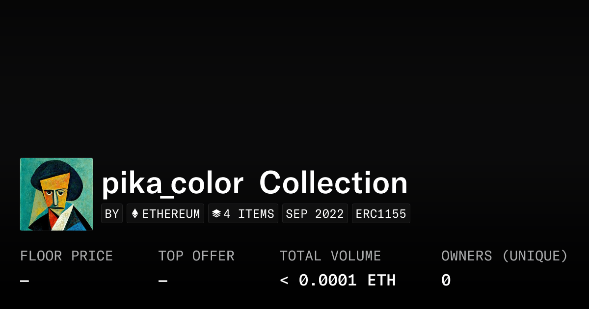 pika_color Collection - Collection | OpenSea