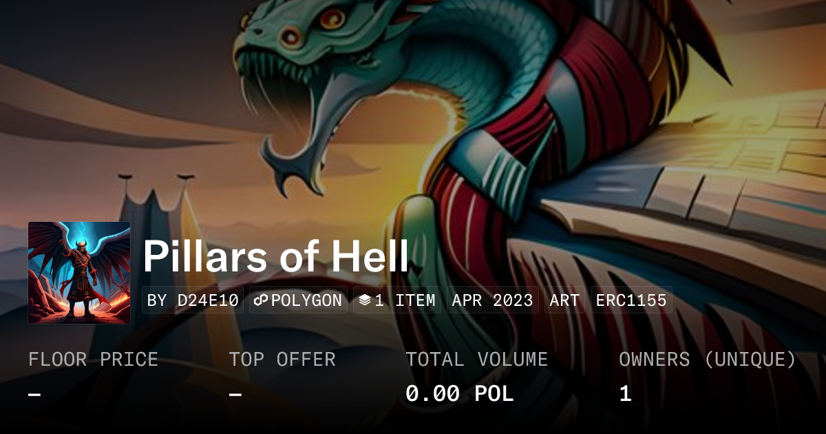 Pillars of Hell - Collection | OpenSea