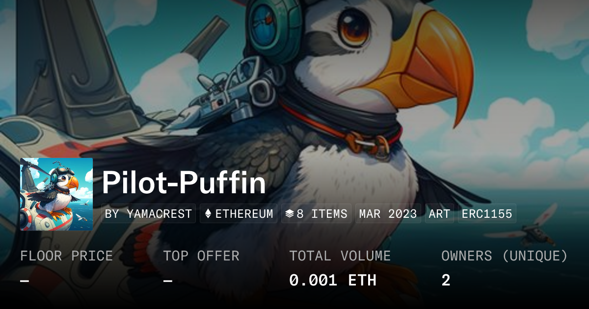 Pilot-Puffin - Collection | OpenSea