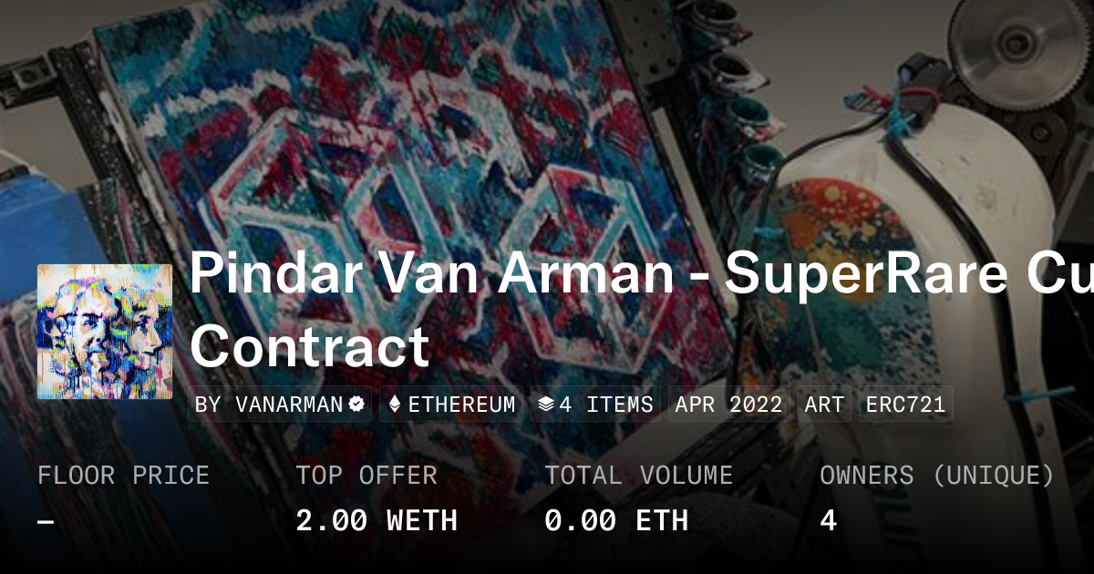 Pindar Van Arman - SuperRare Custom Contract - Collection | OpenSea