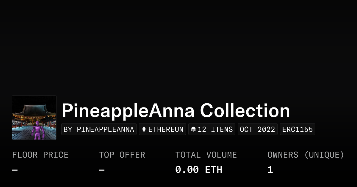 PineappleAnna Collection - Collection | OpenSea
