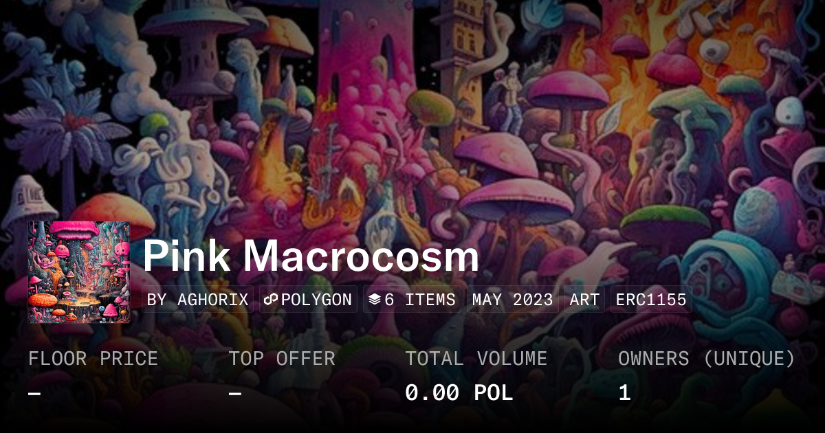 Pink Macrocosm - Collection | OpenSea