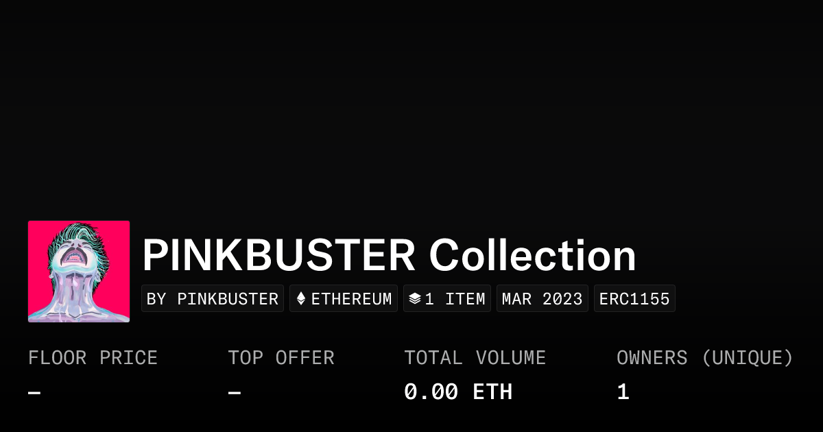 PINKBUSTER Collection - Collection | OpenSea
