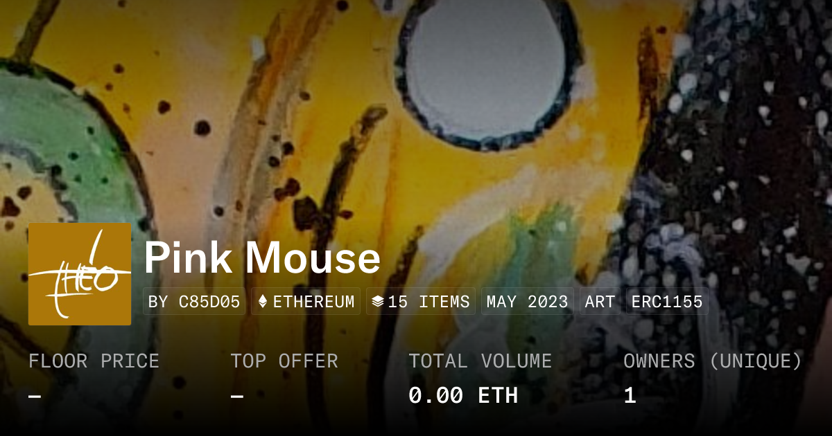 Pink Mouse - Collection | OpenSea