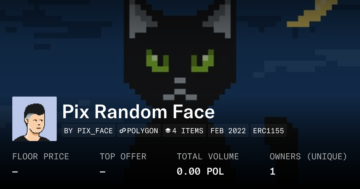 Pix Random Face - Collection | OpenSea