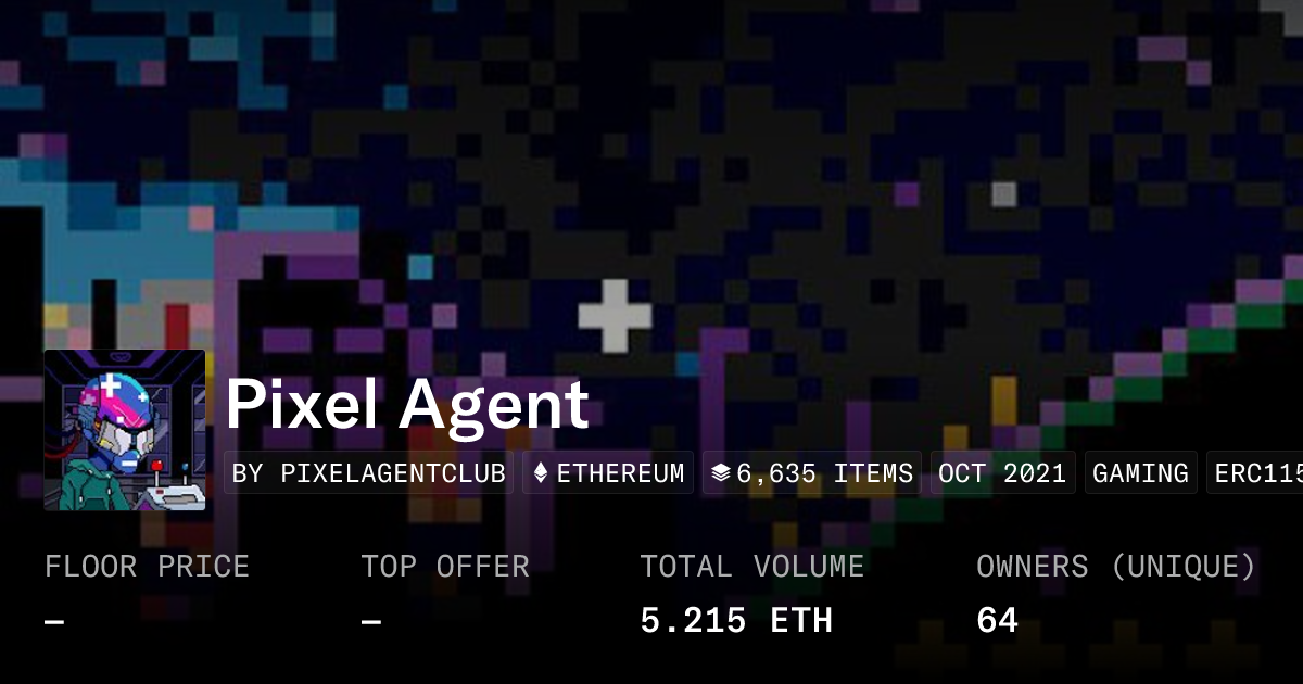 Pixel Agent - Collection | OpenSea