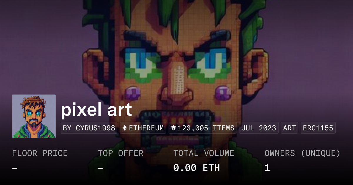 pixel art - Collection | OpenSea