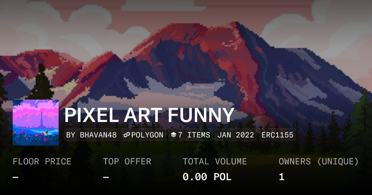 PIXEL ART FUNNY - Collection | OpenSea