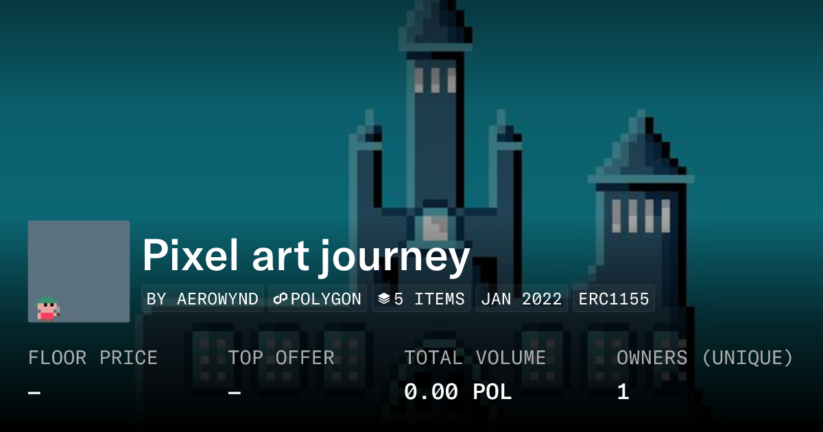 Pixel art journey - Collection | OpenSea