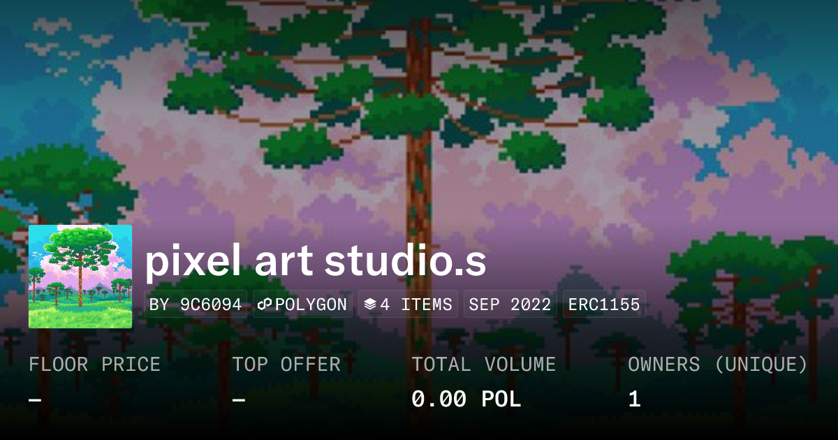 pixel art studio.s - Collection | OpenSea