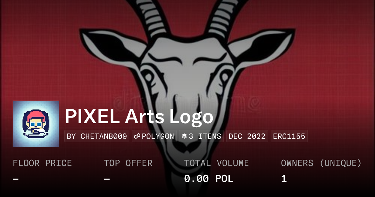 PIXEL Arts Logo - Collection | OpenSea