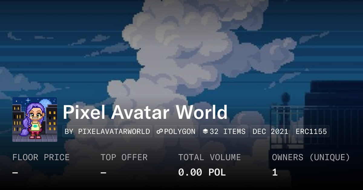 Pixel Avatar World - Collection | OpenSea