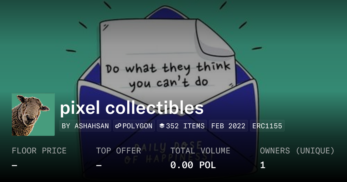 pixel collectibles - Collection | OpenSea