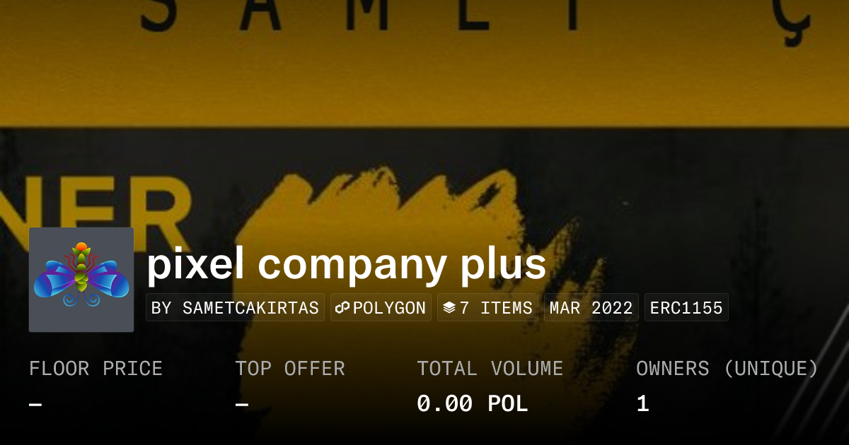 pixel company plus - Collection | OpenSea