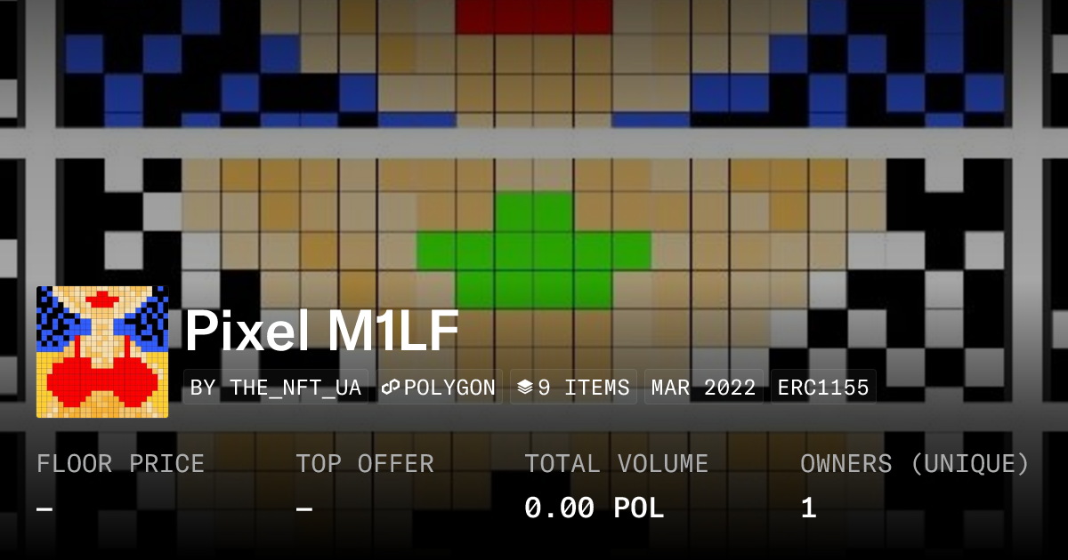 Pixel M1LF - Collection | OpenSea