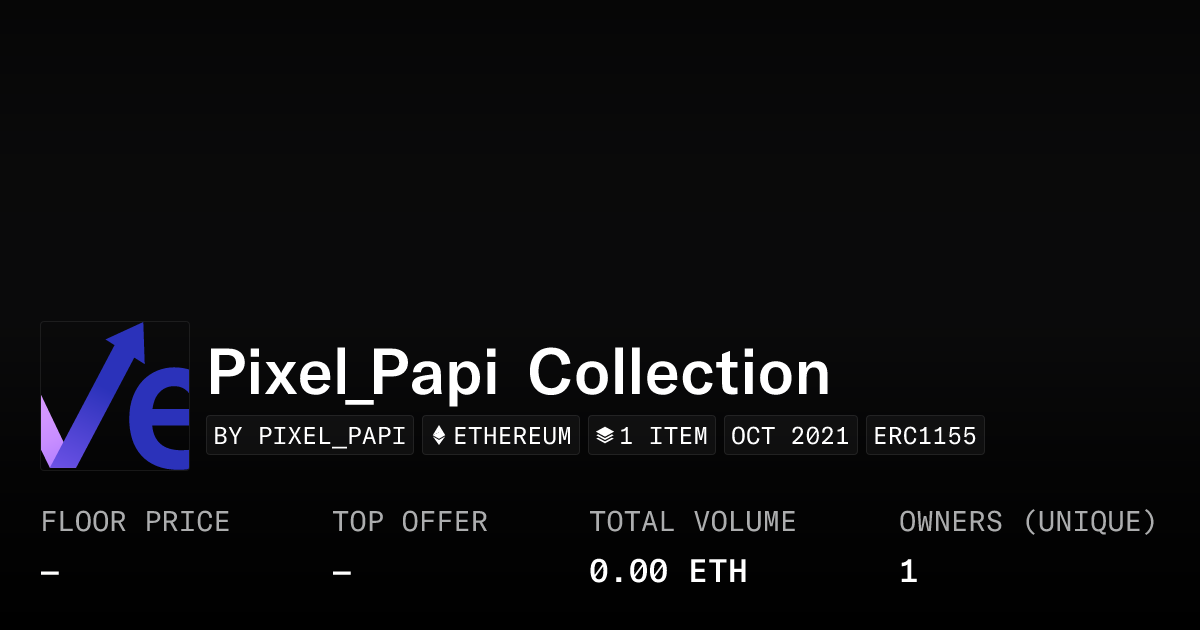 Pixel_Papi Collection - Collection | OpenSea