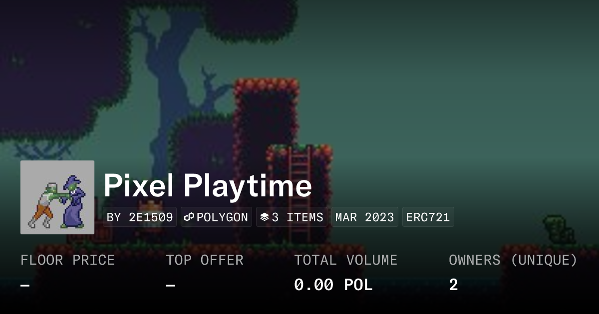 Pixel Playtime - Collection | OpenSea