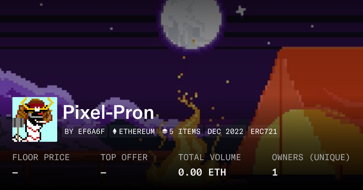 Pixel-Pron - Collection | OpenSea