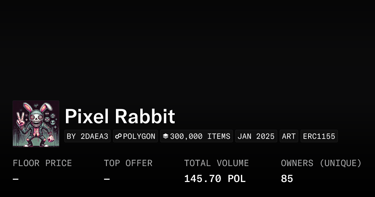 Pixel Rabbit - Collection | OpenSea