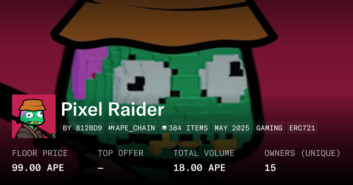 Pixel Raider - Collection | OpenSea