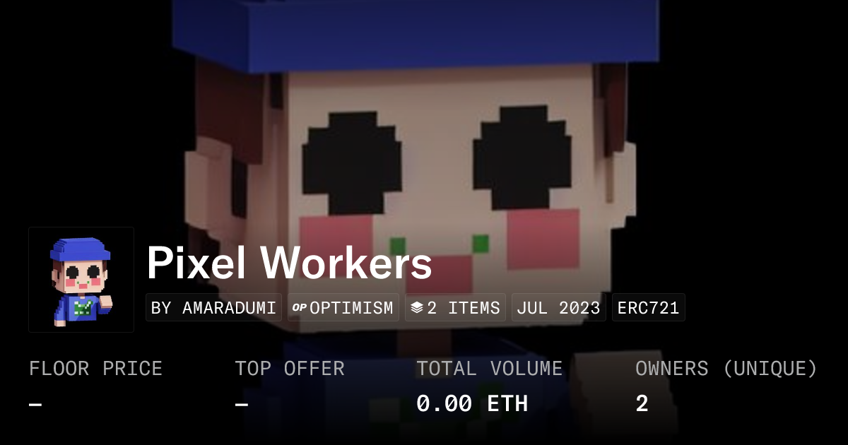 Pixel Workers - Collection | OpenSea