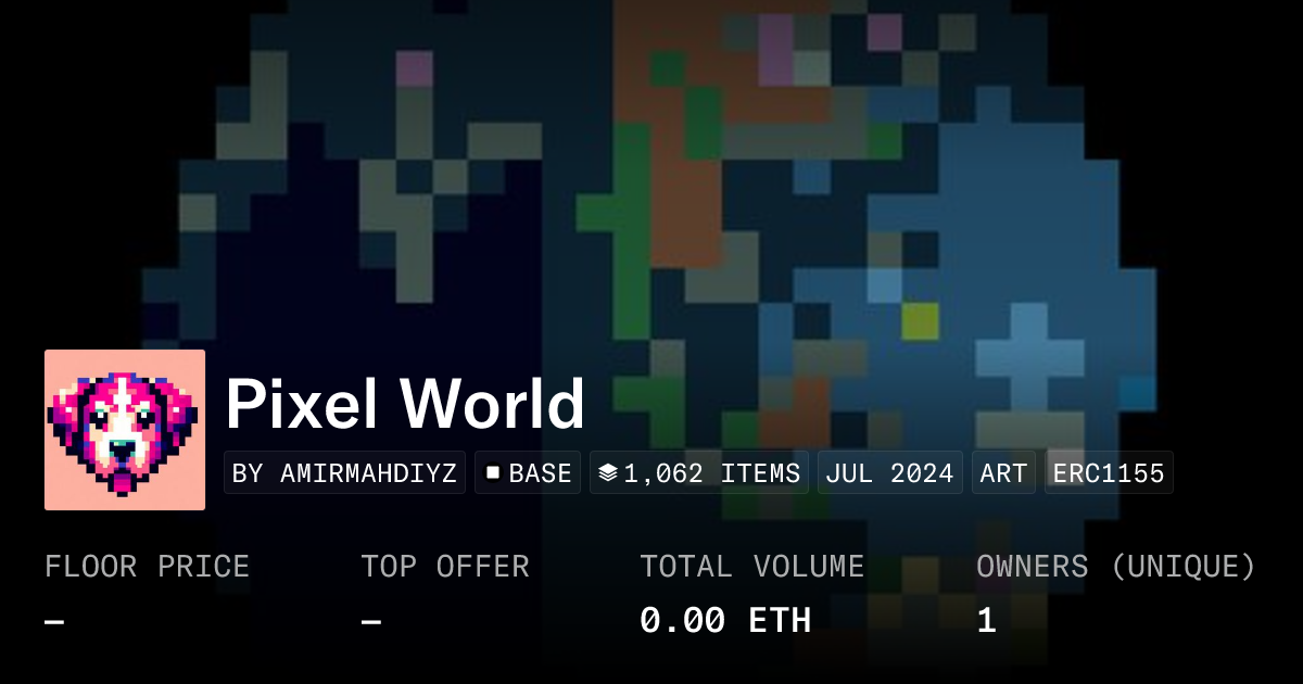 Pixel World - Collection | OpenSea