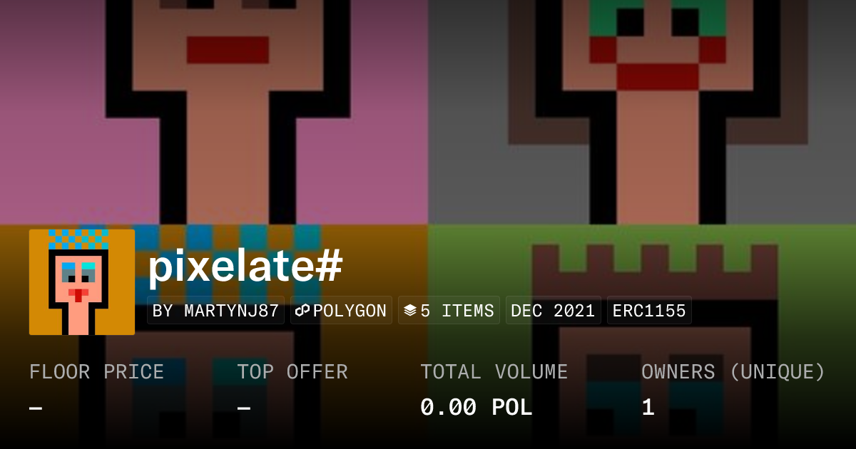 pixelate# - Collection | OpenSea