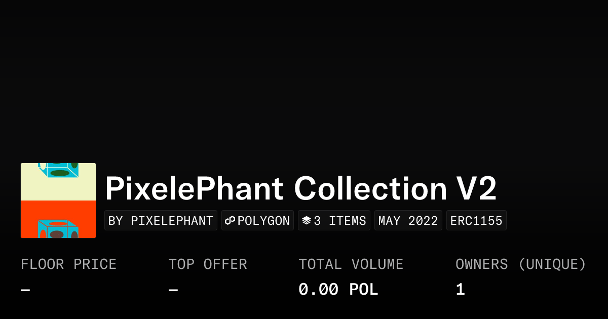 PixelePhant Collection V2 - Collection | OpenSea