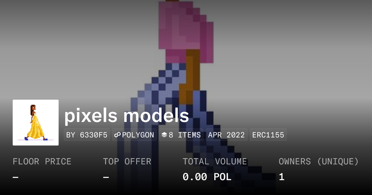 pixels models - Collection | OpenSea