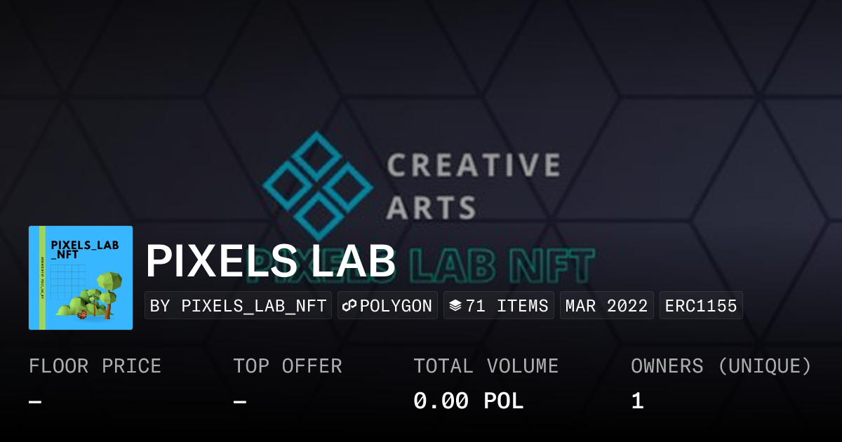 PIXELS LAB - Collection | OpenSea