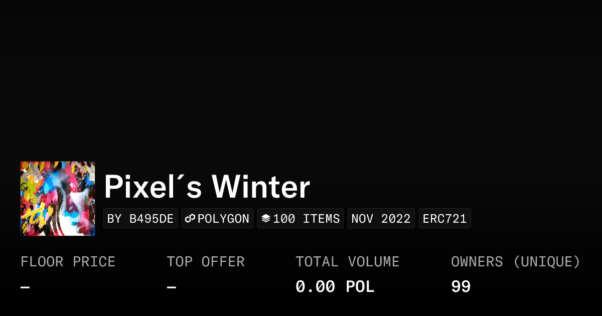 Pixel´s Winter - Collection | OpenSea
