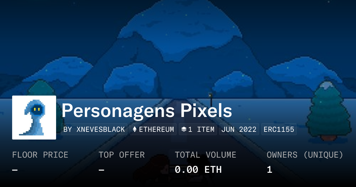 Personagens Pixels - Collection | OpenSea