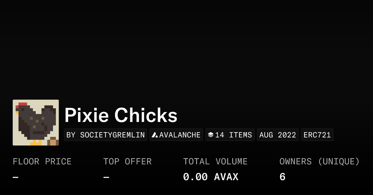 Pixie Chicks - Collection | OpenSea