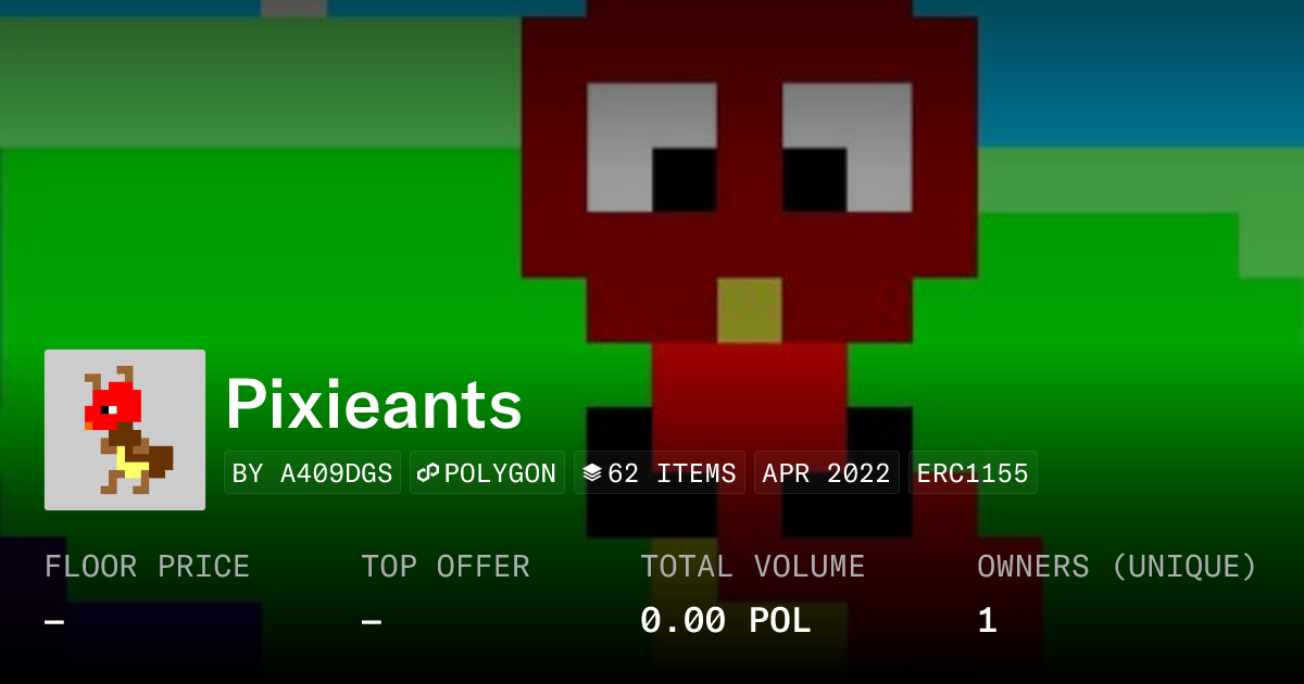 Pixieants - Collection | OpenSea