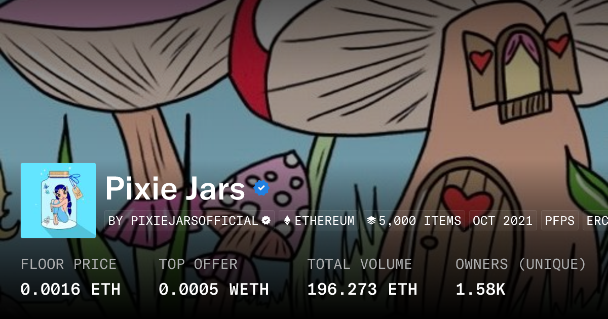 Pixie Jars - Collection | OpenSea