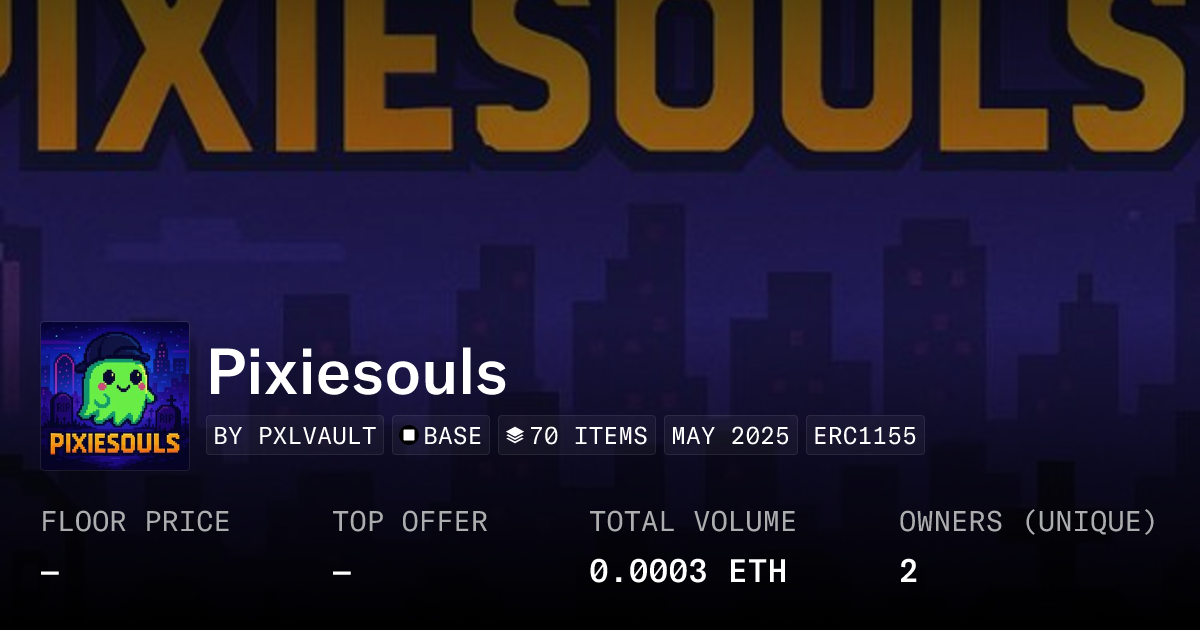 Pixiesouls - Collection | OpenSea