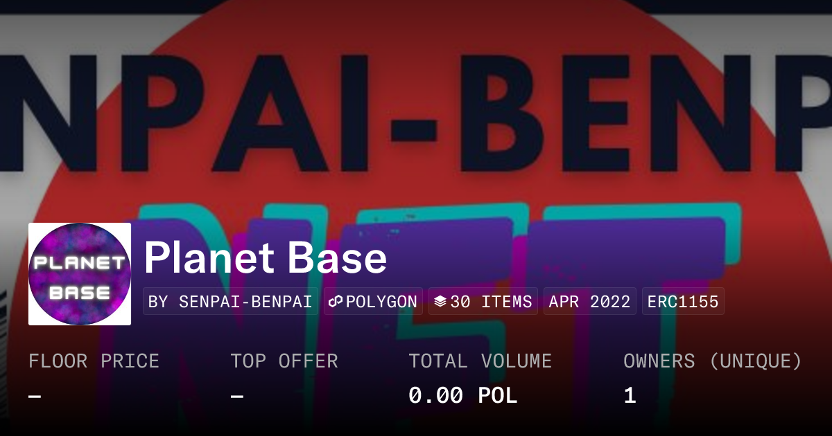 Planet Base - Collection | OpenSea