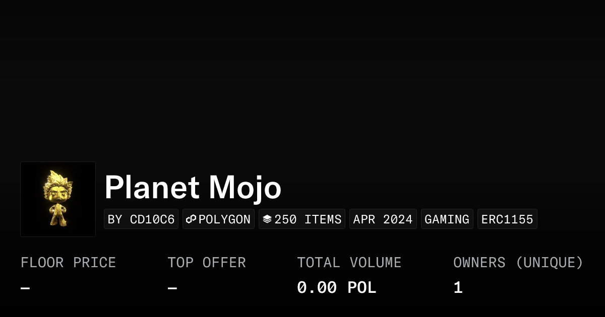 Planet Mojo - Collection | OpenSea