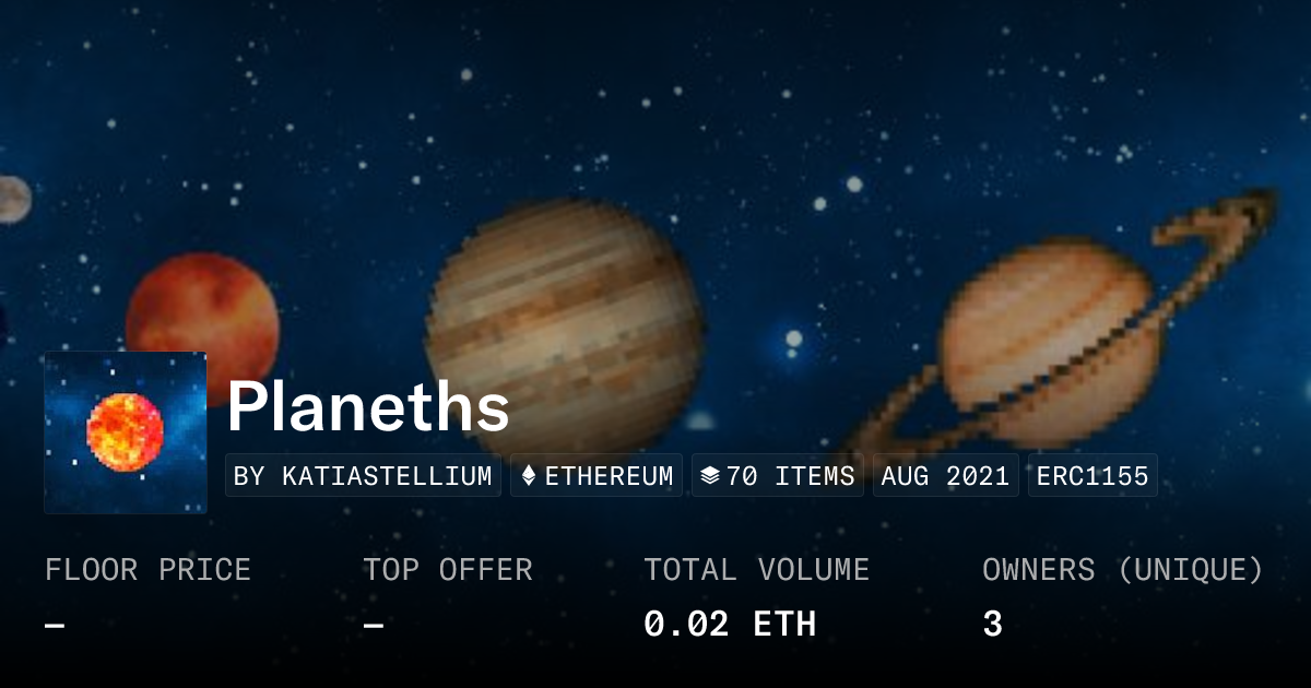 Planeths - Collection | OpenSea
